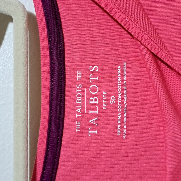 Talbots | Tops | Talbots The Talbots Tee Hot Pink Size Sp New Without ...